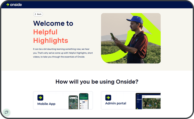 Do you have tutorials on how to use Onside?